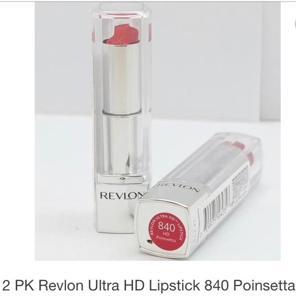 Revlon | Makeup | Revlon Ultra Hd Lipstick 84 Poinsetta 2 Pack | Poshmark